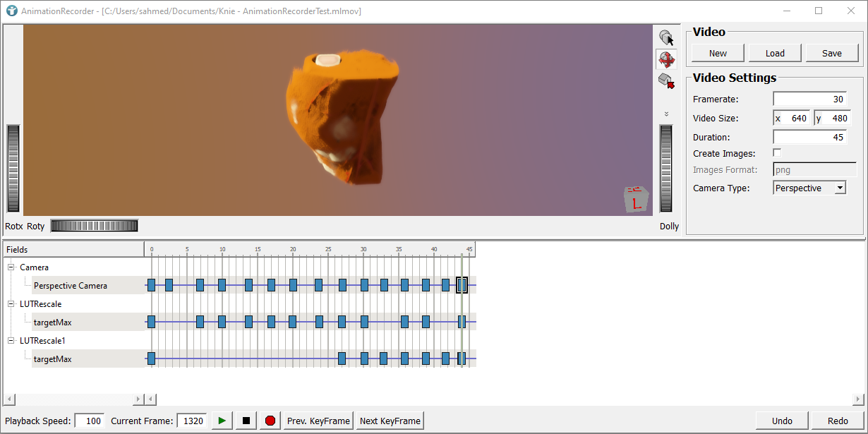 Example 9: Creating Dynamic 3D Animations using AnimationRecorder