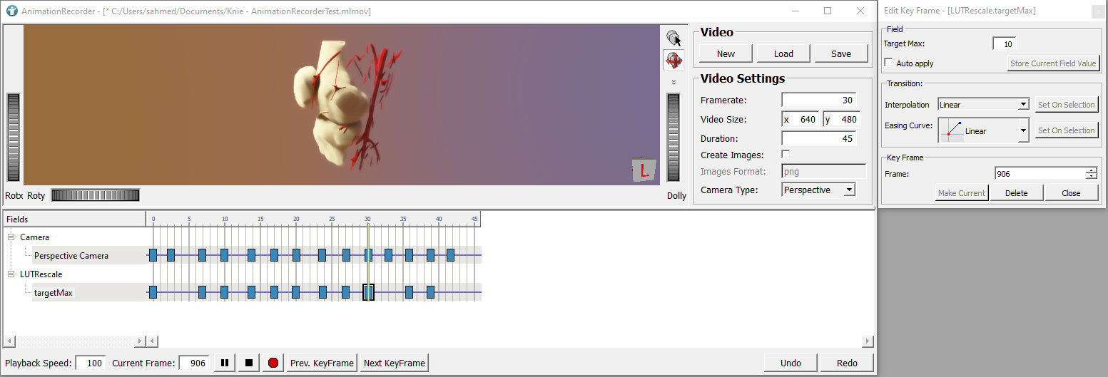 Example 9: Creating Dynamic 3D Animations using AnimationRecorder